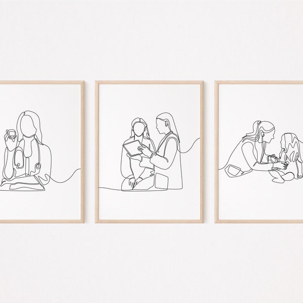 Women Doctor Office Wall Art - Etsy
