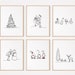 6 Christmas Posters/printable/santa Claus Print/wall Art/classroom ...