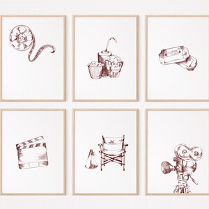 14 Film Class Posters/home Theatre Wall Decor/movie Room Wall Art/mini ...