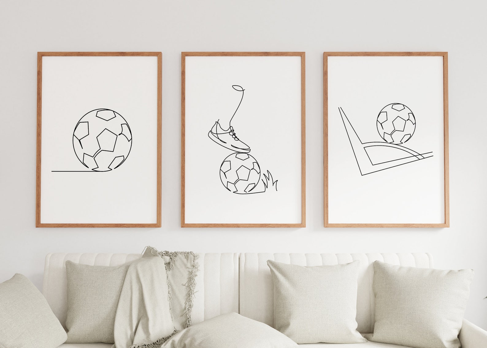 3 Soccer Wall Art/football Posters/sports Wall Decor/printable/print ...