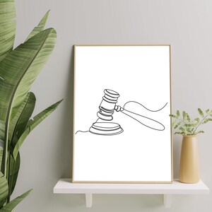 3 Lawyer Office Poster/attorney Wall Art/printable/wall Decor/print/law ...