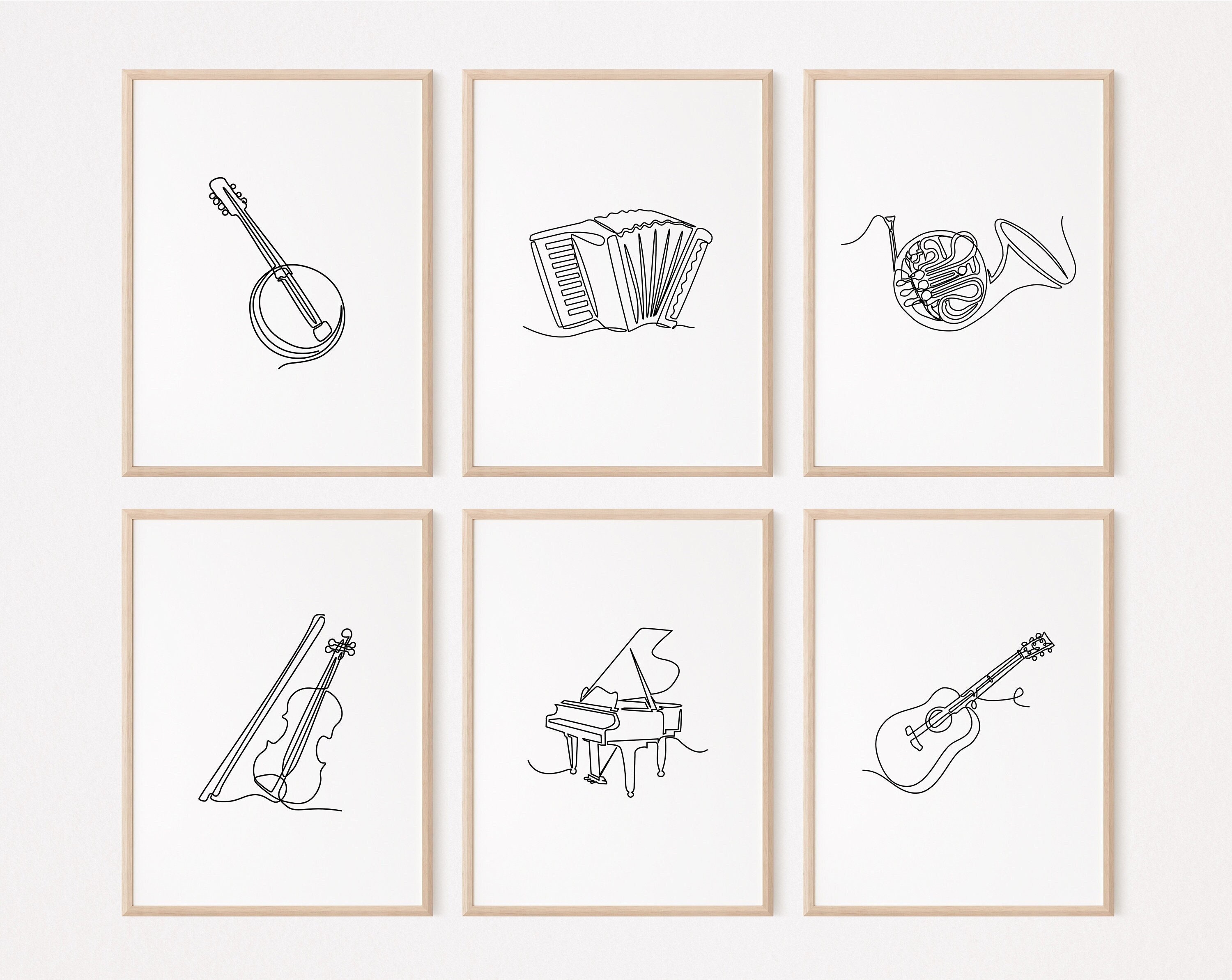 16 Musical Instrument Posters/music School - Etsy