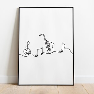 Music Notes Poster/musical Notes Wall Art/music Lover Printable ...