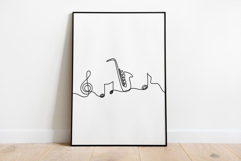 Music Notes Poster/musical Notes Wall Art/music Lover Printable ...