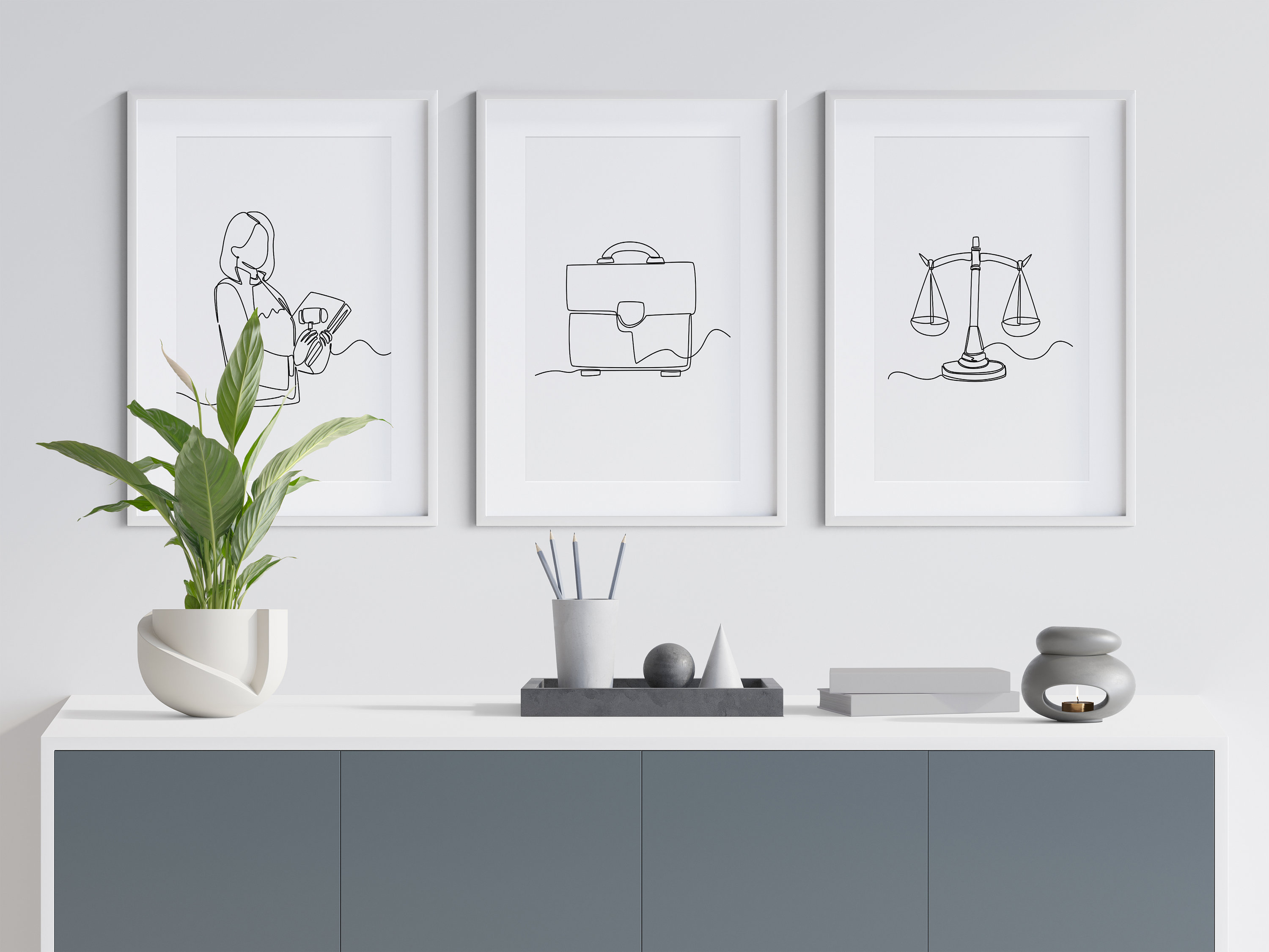 3 Lawyer Office Poster/attorney Wall Art/printable/wall Decor/print/law ...