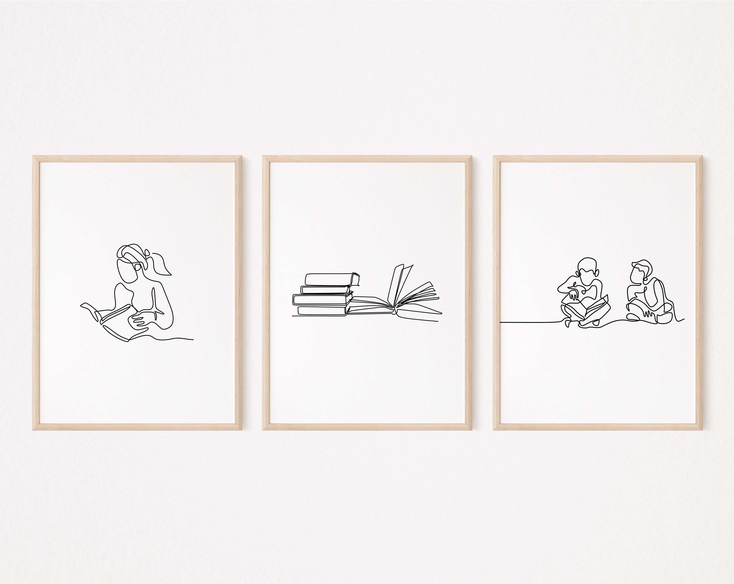 6 Reading Posters/library Wall Art/classroom Decor/reading - Etsy