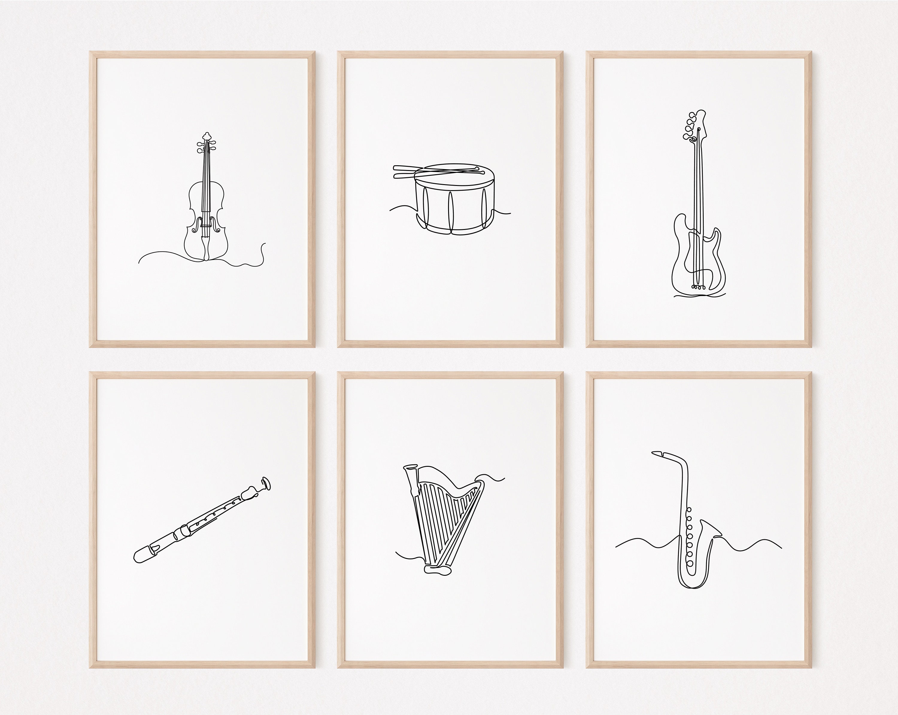 16 Musical Instrument Posters/music School Classroom/orchestra/musical ...