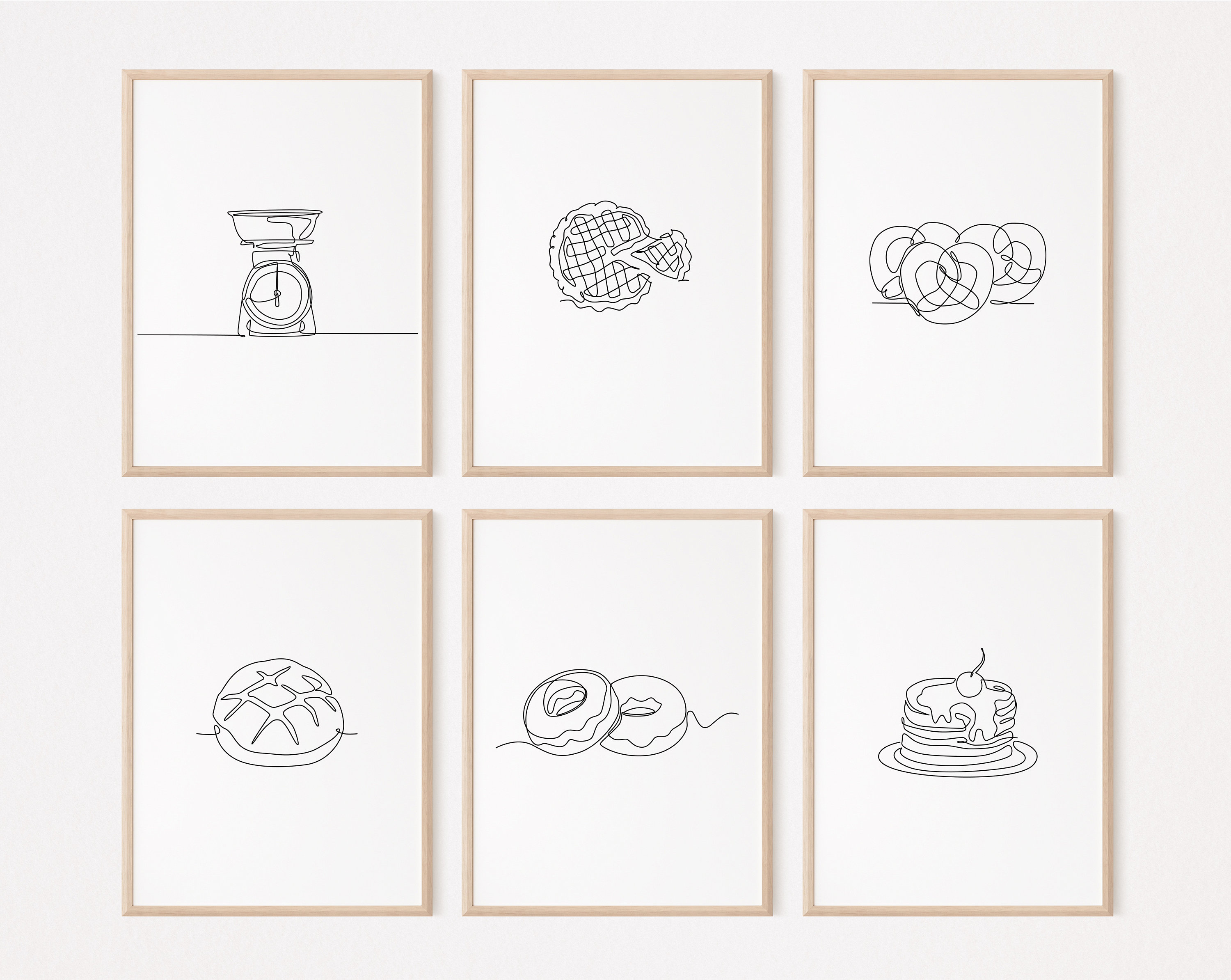 12 Bakery Wall Art/printable Poster/baking Print/kitchen Wall Decor ...