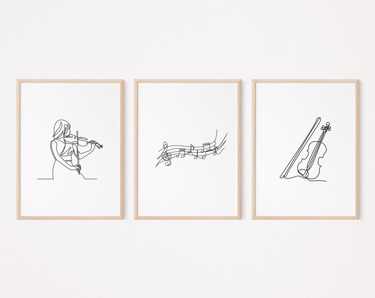 3 Violinist Posters/violin Viola Wall Art/wall Decor/cello Teacher ...