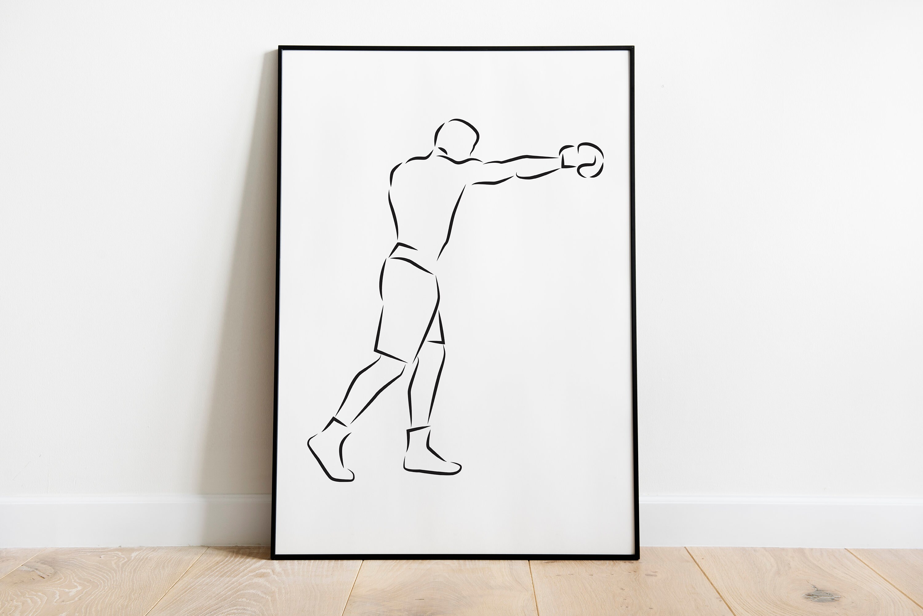 3 Boxing Wall Art/kickboxing Posters/sports Wall Decor/gift - Etsy