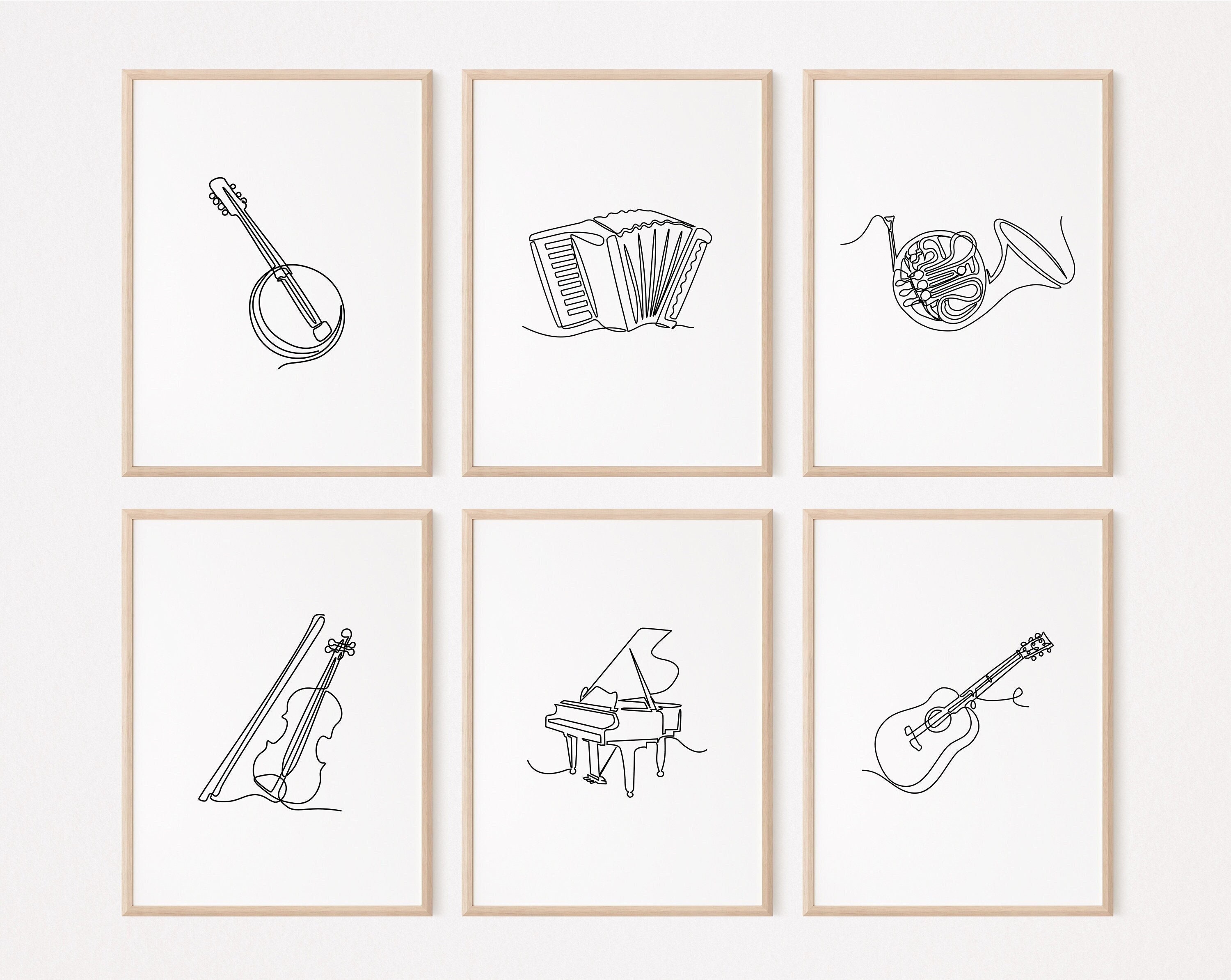 16 Musical Instrument Posters/music School Classroom/orchestra/musical ...