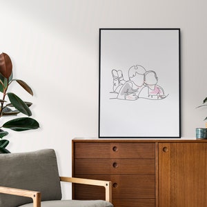 Sibling Wall Art/big Brother Little Brother Printable/brother Sister ...