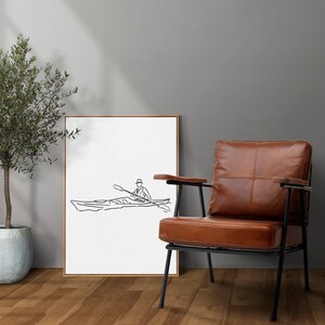 3 Kayak Poster/kayaking Wall Art/canoe Print/canoeing Printable/wall ...