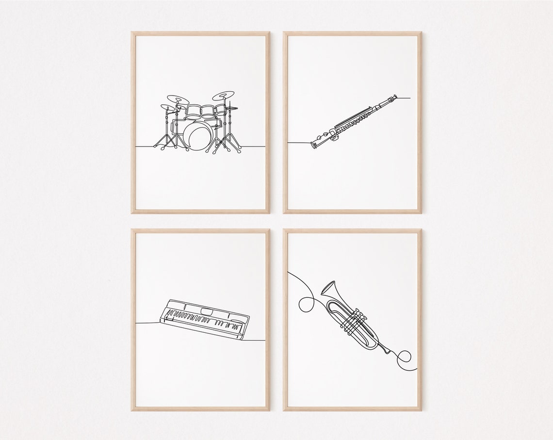 16 Musical Instrument Posters/music School Classroom/orchestra/musical ...