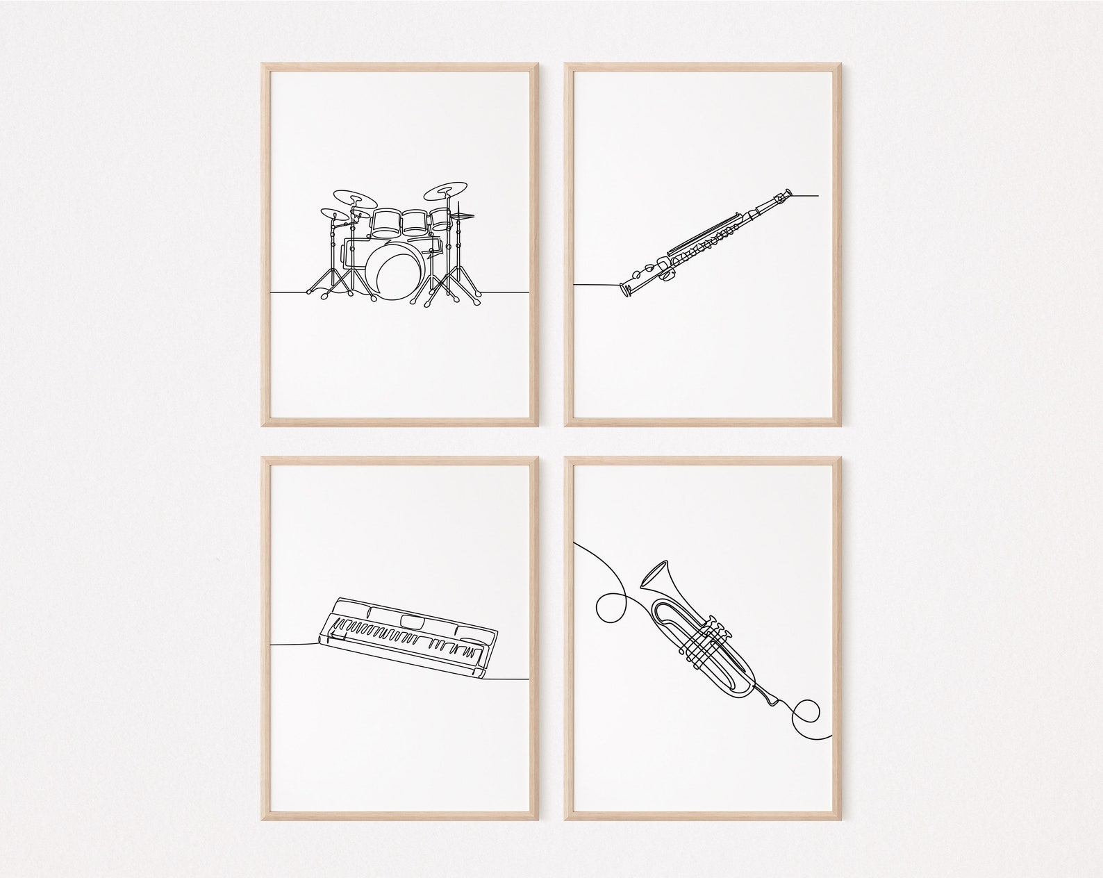 16 Musical Instrument Posters/music School Classroom/orchestra/musical ...