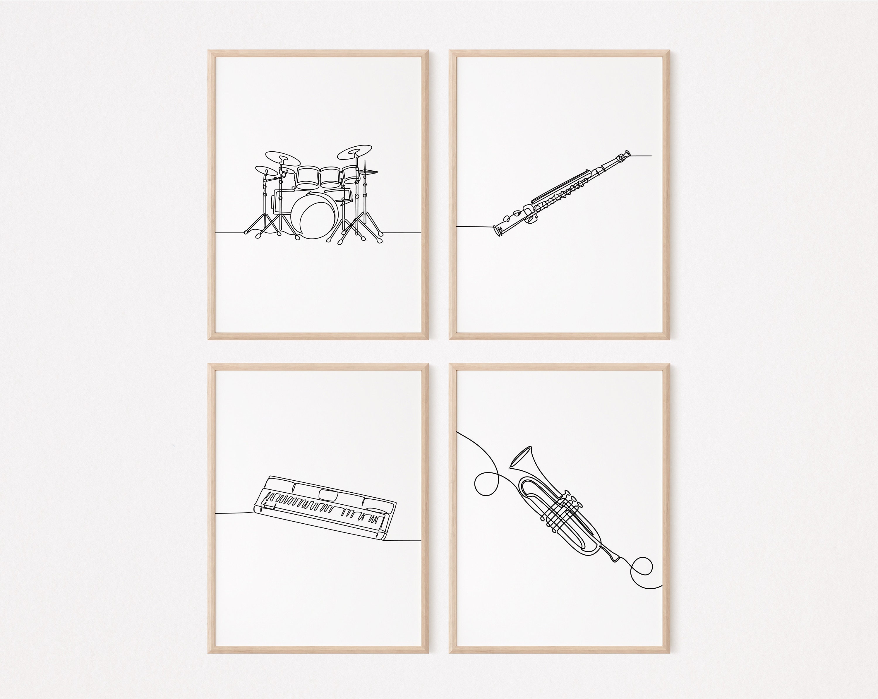 16 Musical Instrument Posters/music School Classroom/orchestra/musical ...