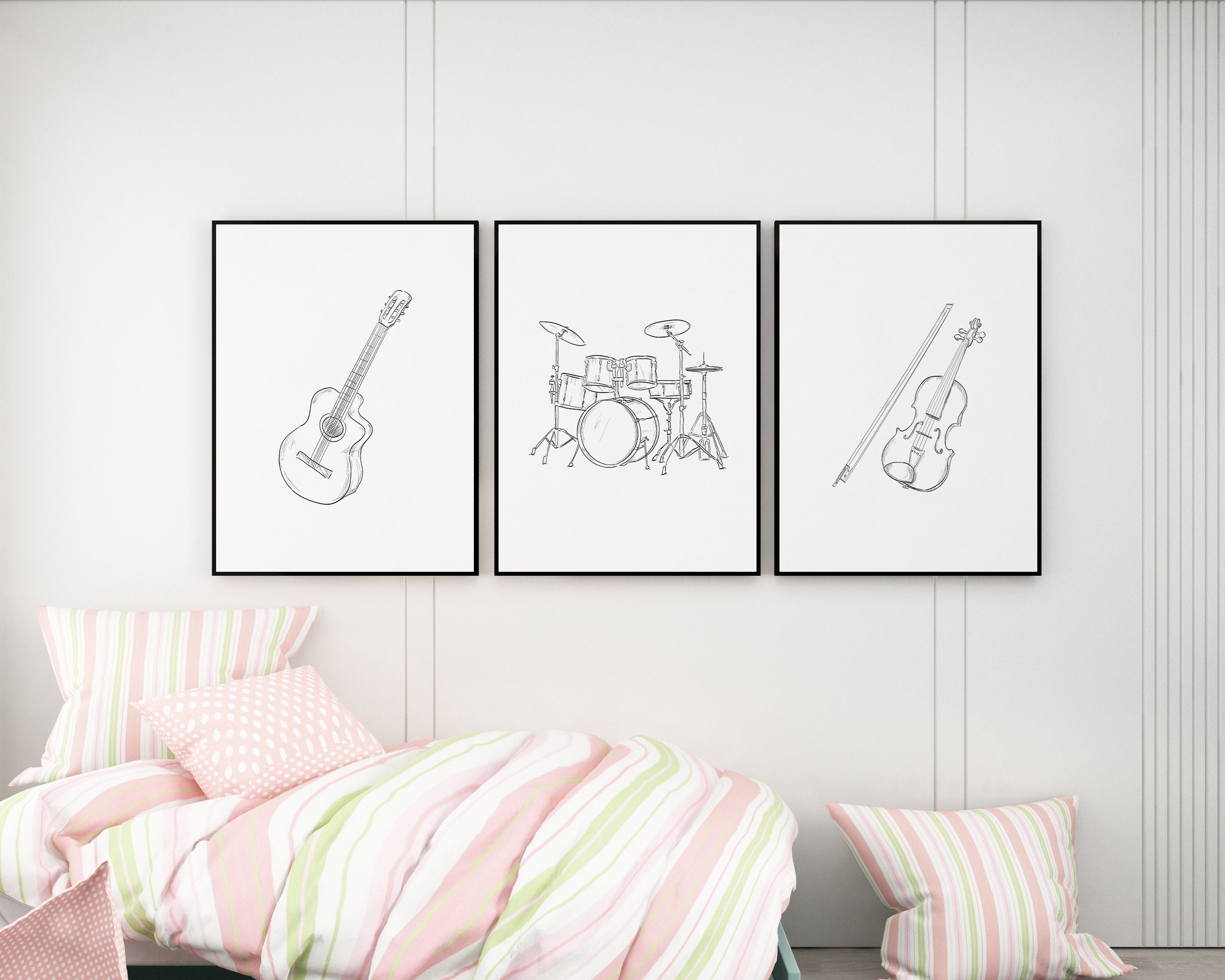 6 Musical Instrument Posters/music School - Etsy