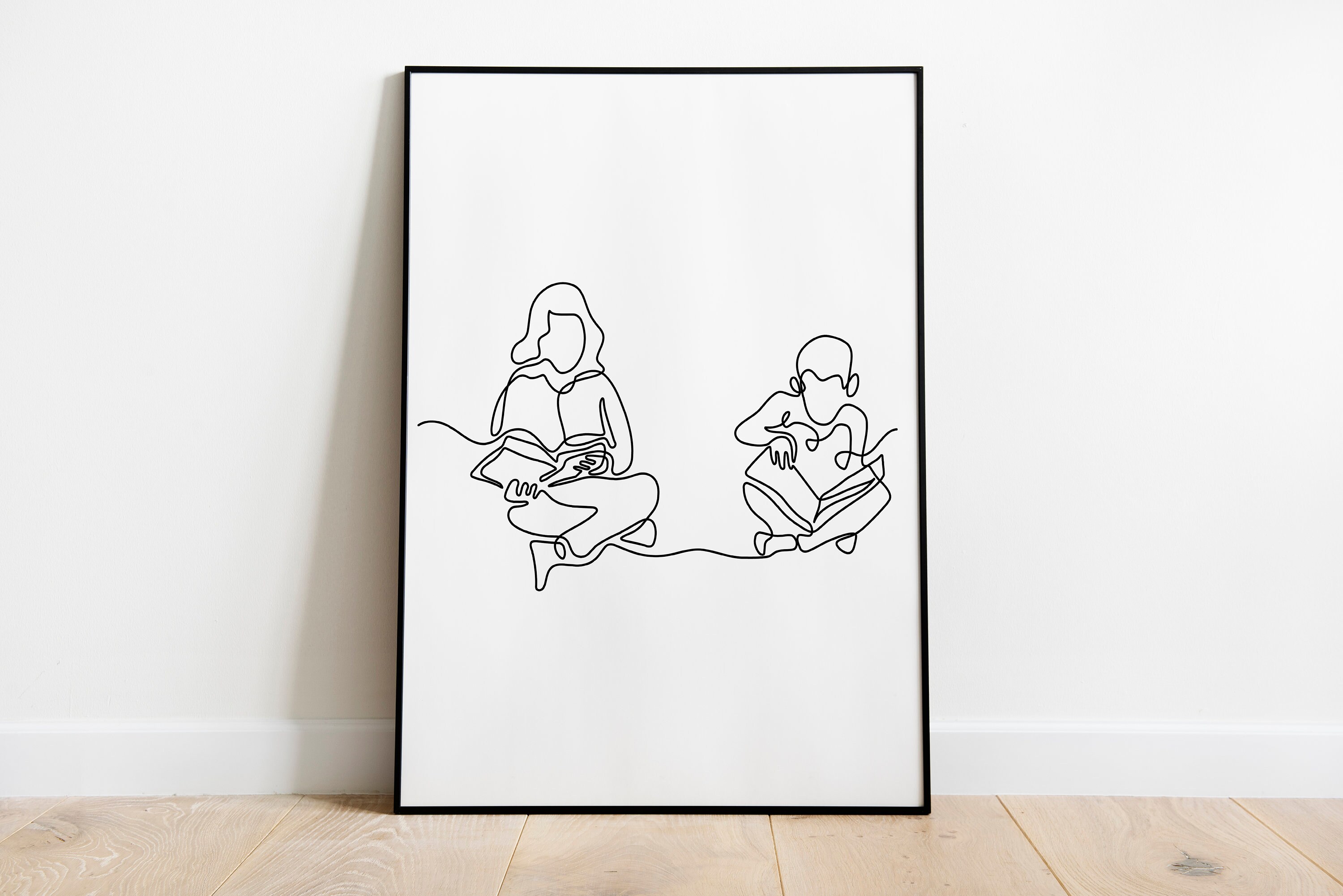3 Reading Posters/library Wall Art/children Wall Decor/kids Reading ...
