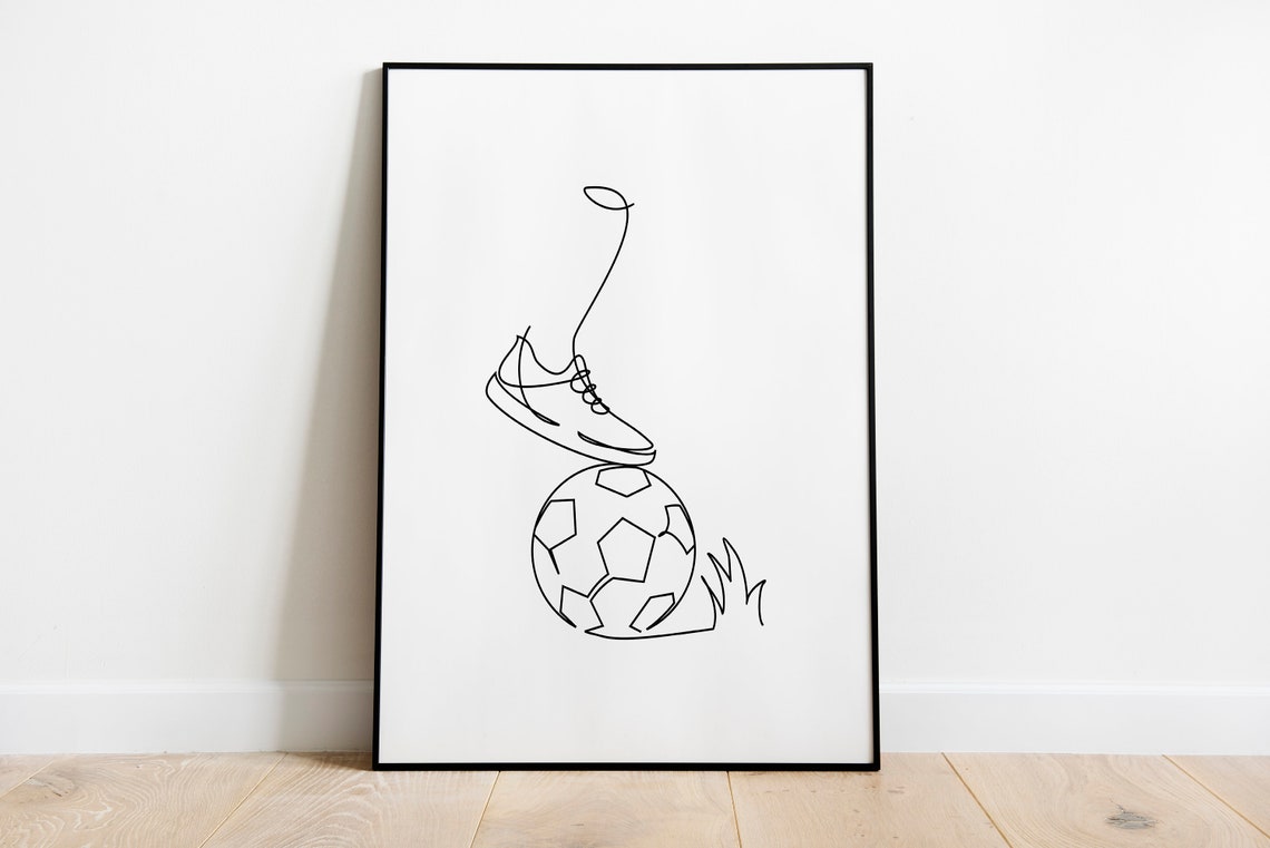 3 Soccer Wall Art/football Posters/sports Wall Decor/printable/print ...