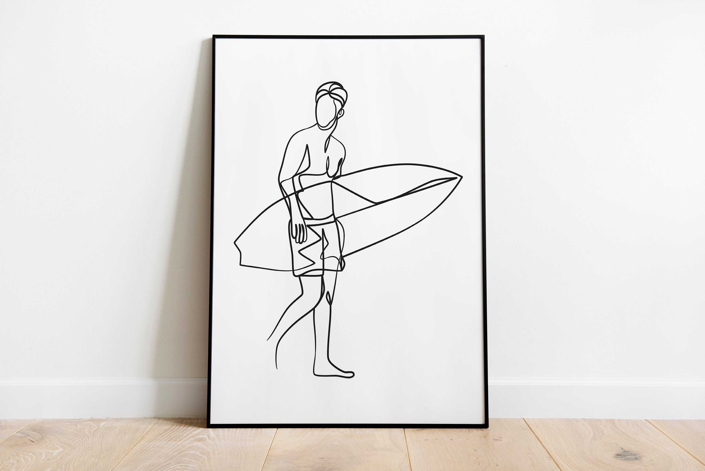 3 Surfer Posters/surfing Wall Art/surf Printable/print/wall Decor/gift ...