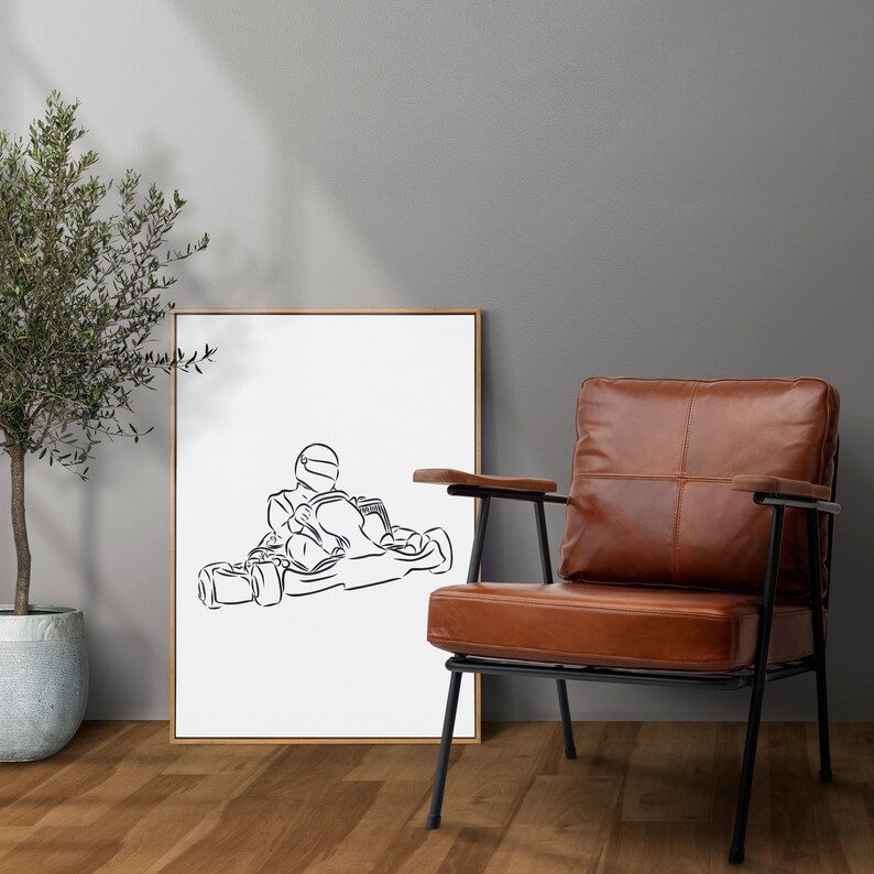 3 Karting Wall Art Print/kart Racing Poster/go Kart Printable - Etsy