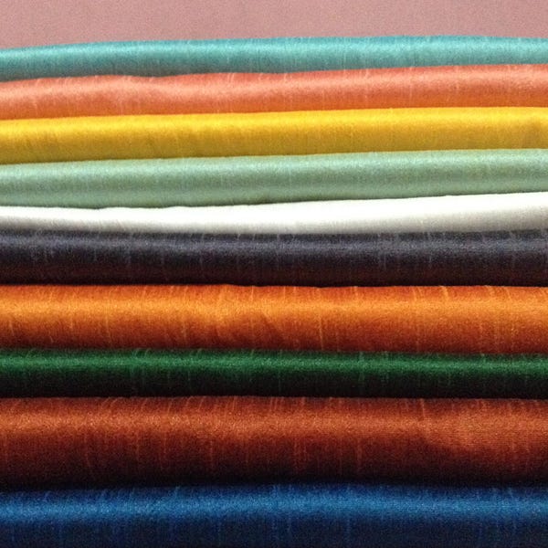 Silk Dupioni Fabric - Etsy
