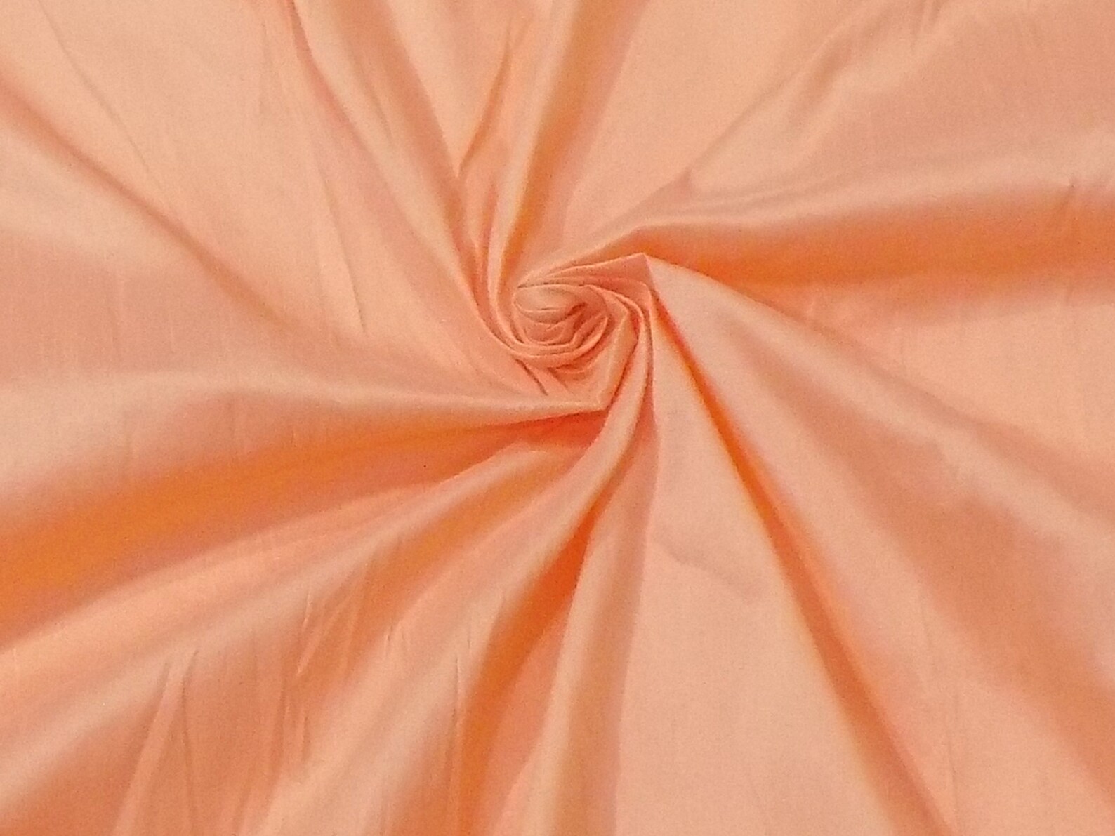 Jolly Peach Raw Silk Dupioni Fabric: Bridal Gown Material - Etsy