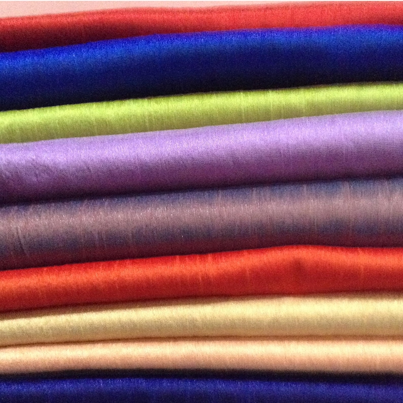 Handloom Raw Silk Dupioni Fabric - 48 Colors, Bridal Dresses Fabric - Etsy