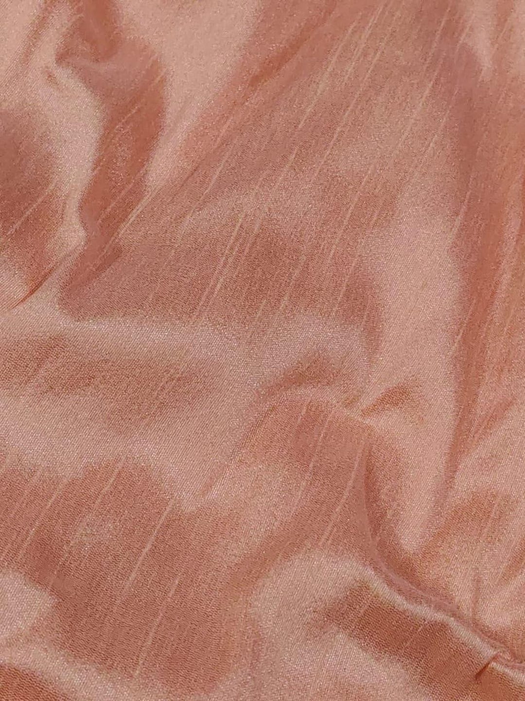 Light Peach Color Dupioni Silk Fabric: Bridal Gown Material, 44" Wide ...