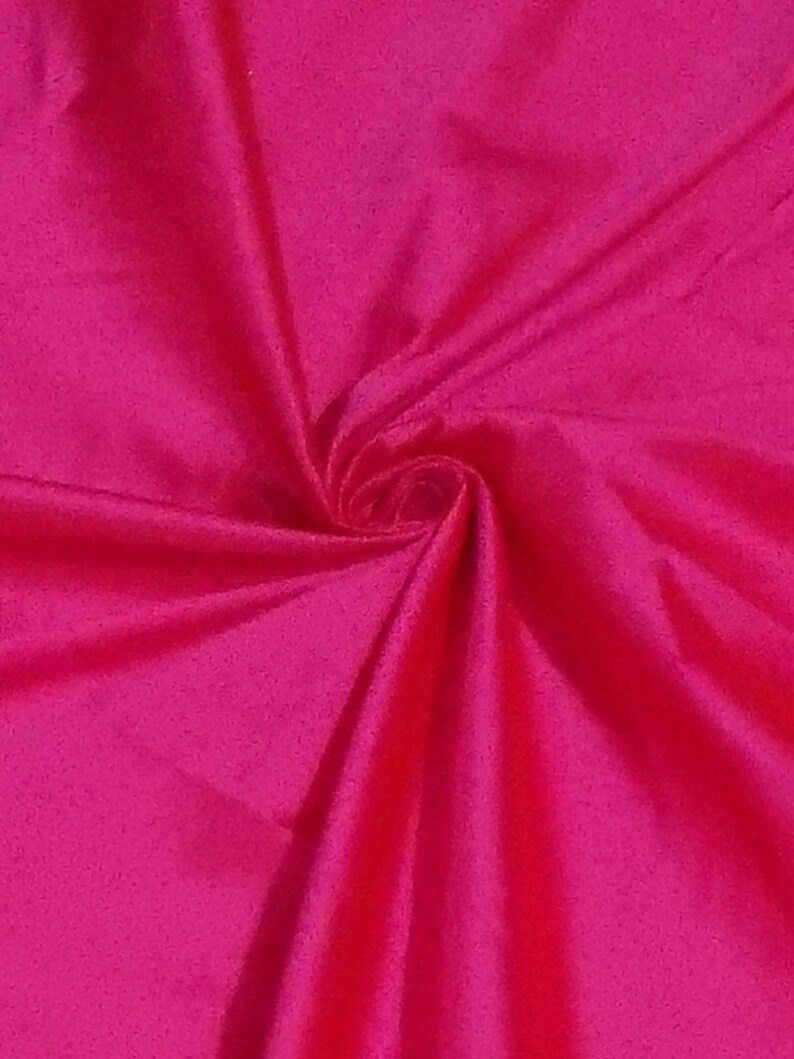 Amazing Fuchsia Color Taffeta Fabric, Silk Apparel Taffeta Fabric ...