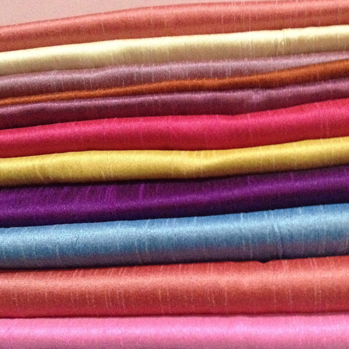 Handloom Raw Silk Dupioni Fabric - 48 Colors, Bridal Dresses Fabric - Etsy