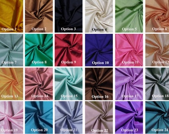 35 Colors Silk Taffeta Fabric-plain Taffeta Silk Fabric Silk Fabric for ...