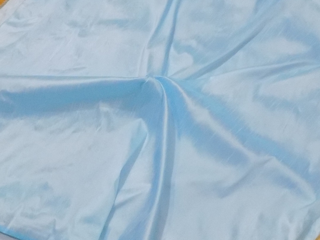 Sky Blue Dupioni Silk Fabric: Bridal Gown Material, 44" Wide - Etsy