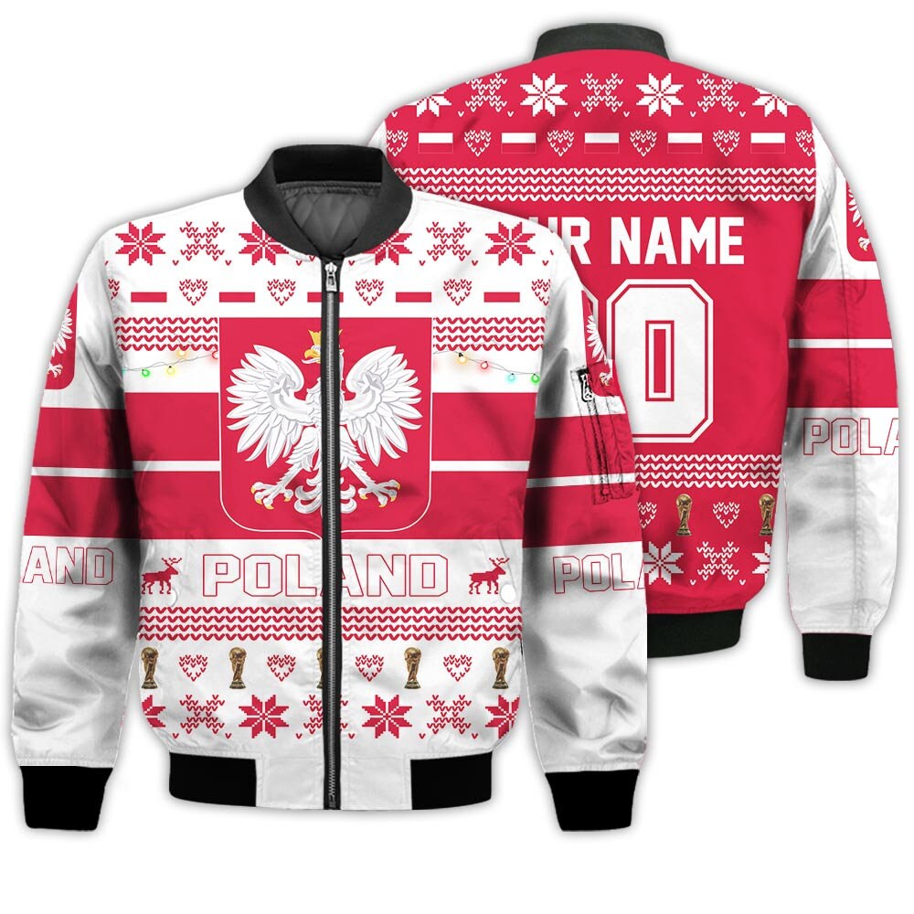 Poland National Team, Personalized Custom Name Number, Qatar World Cup ...