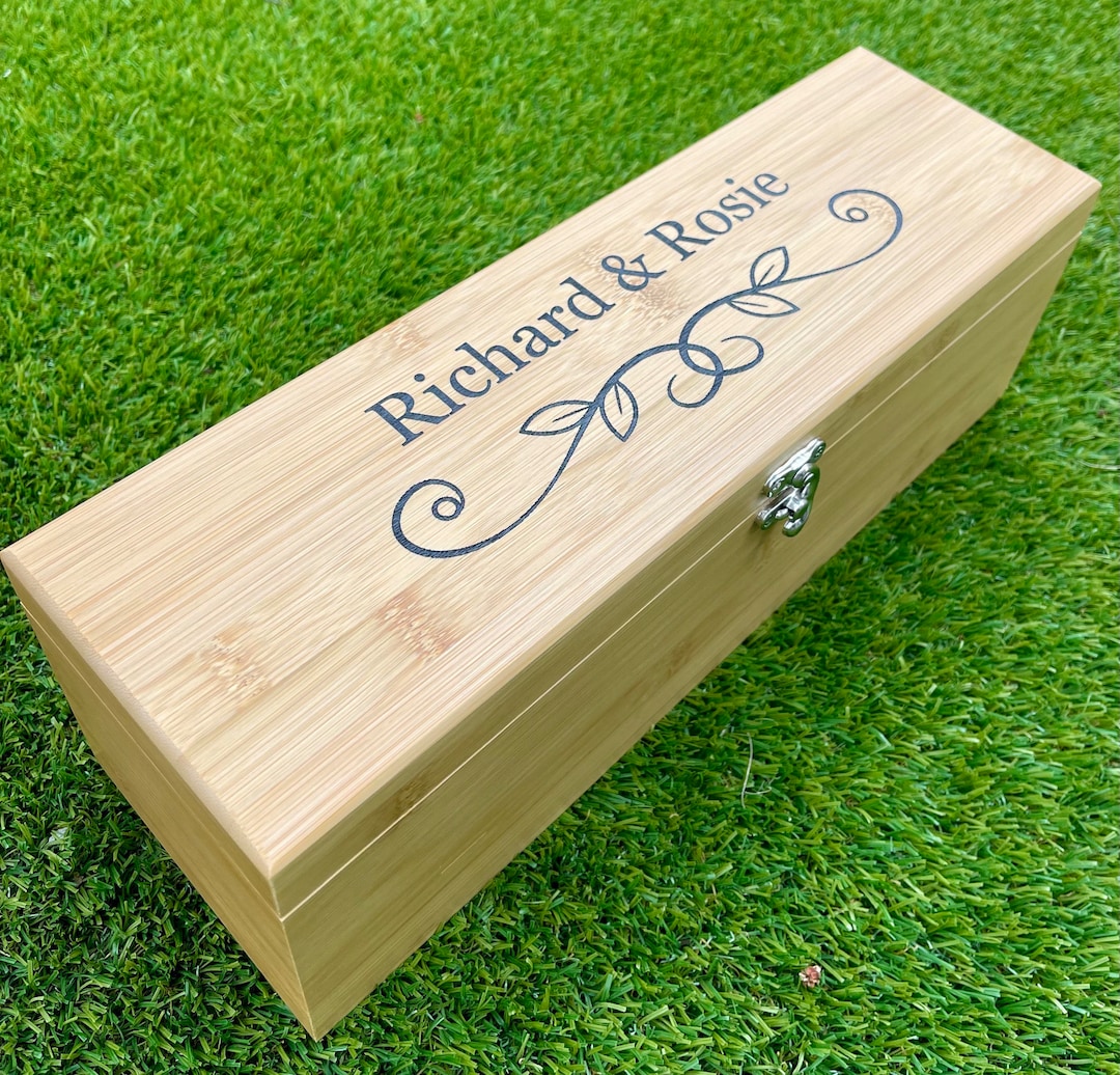 Custom Wine Box, Wine Accessories, Wedding Gift for Couples, Wine Gift ...