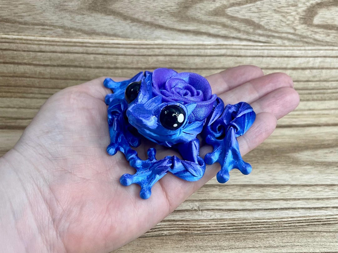Rose Frog Flexible Sensory Fidget Toy, Desk Accessory or Bookshelf ...