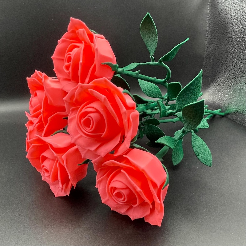 Printed Roses - Etsy