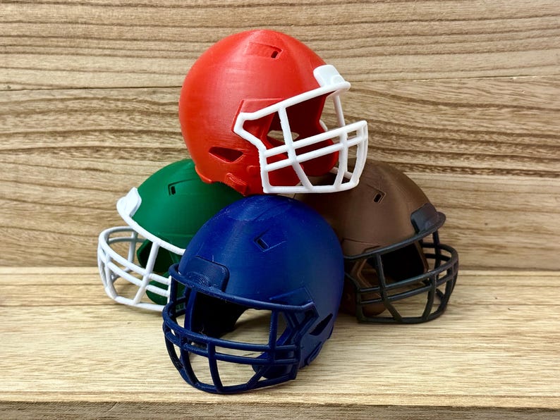 Custom Color Mini Football Helmet, DIY Team Spirit Decor - Etsy
