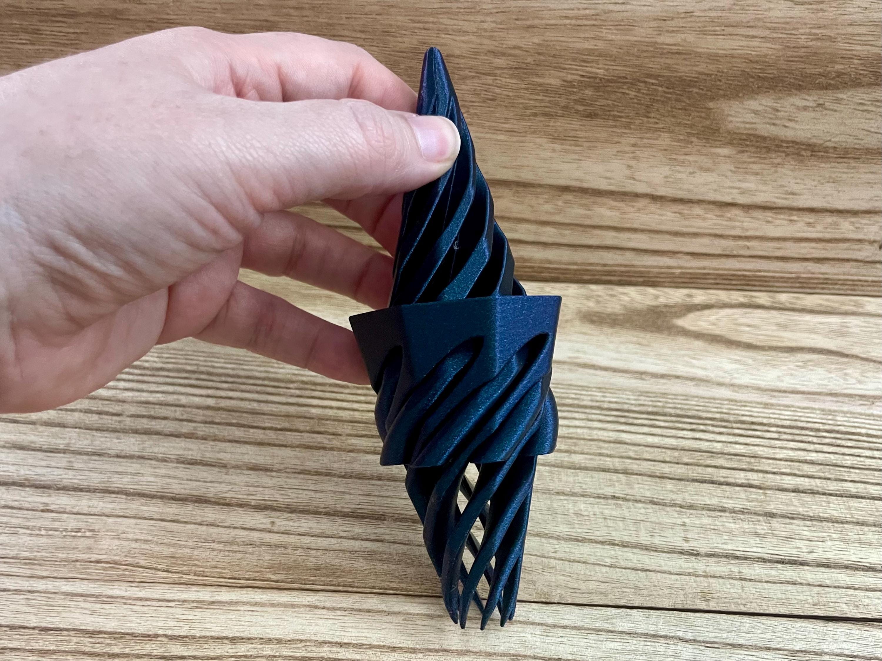3D Printed Fidget Infinity Spiral Cone Vortex, Custom Colors - Etsy