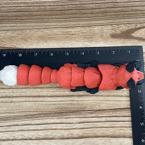 3D Printed Fox | Realistic Fox Figurine | Flexible Articulated Animal ...