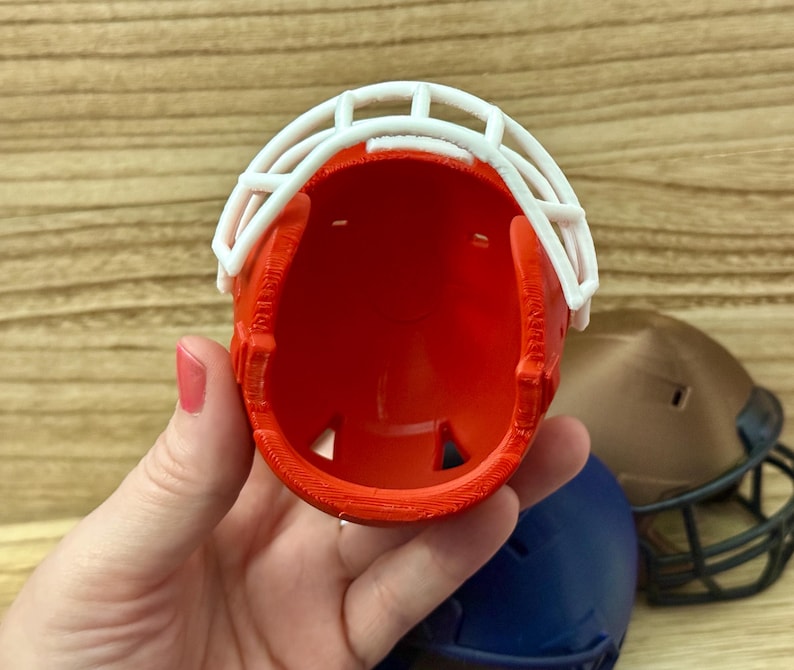 Custom Color Mini Football Helmet, DIY Team Spirit Decor - Etsy