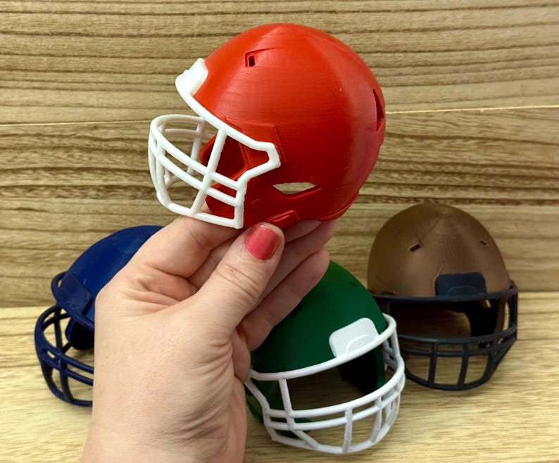 Custom Color Mini Football Helmet, DIY Team Spirit Decor - Etsy