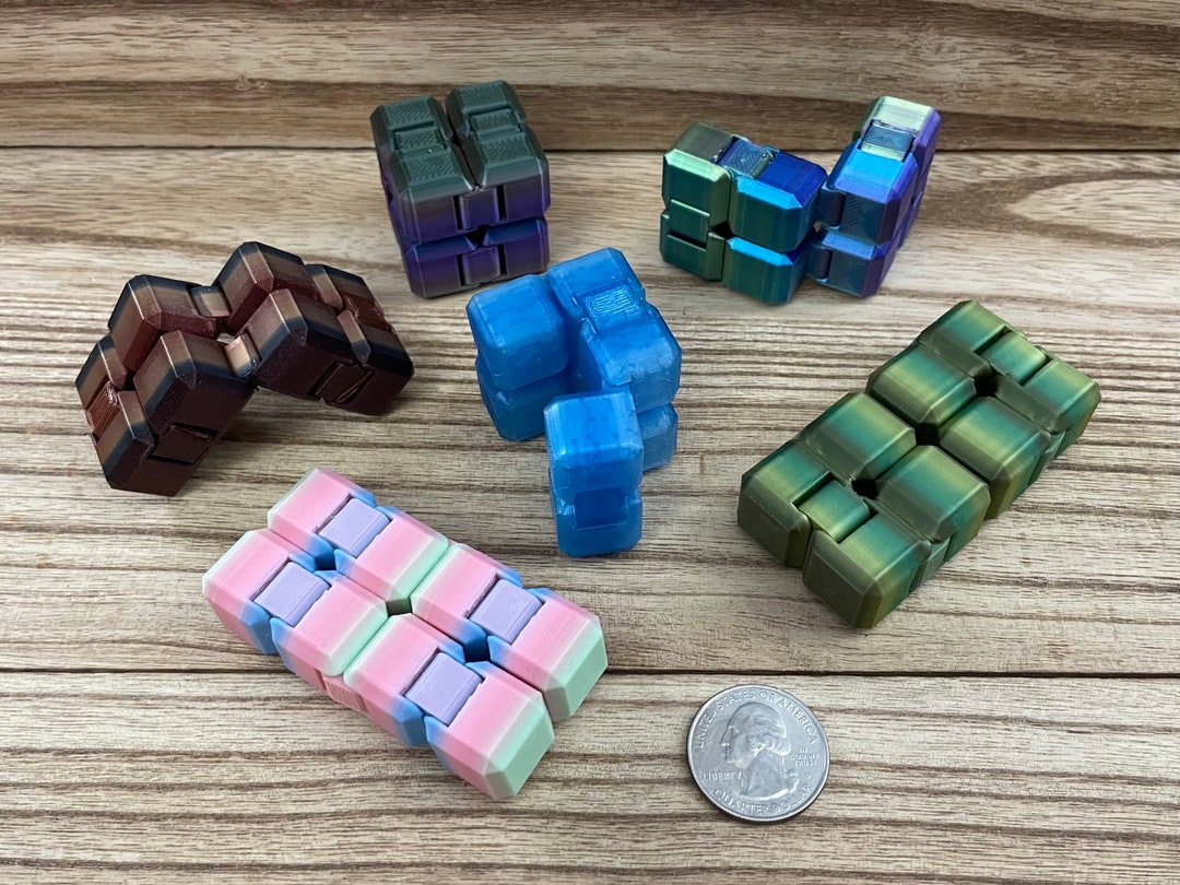 MINI Infinity Cube Fidget Toy 3d Printed for Adhd or Stress Play and ...