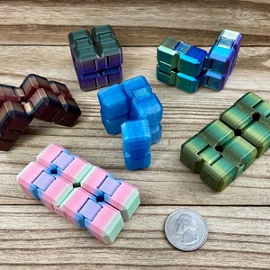 Fidget Variety 5-pack 3D Printed Flexible Sensory Toy Assortment ADHD ...