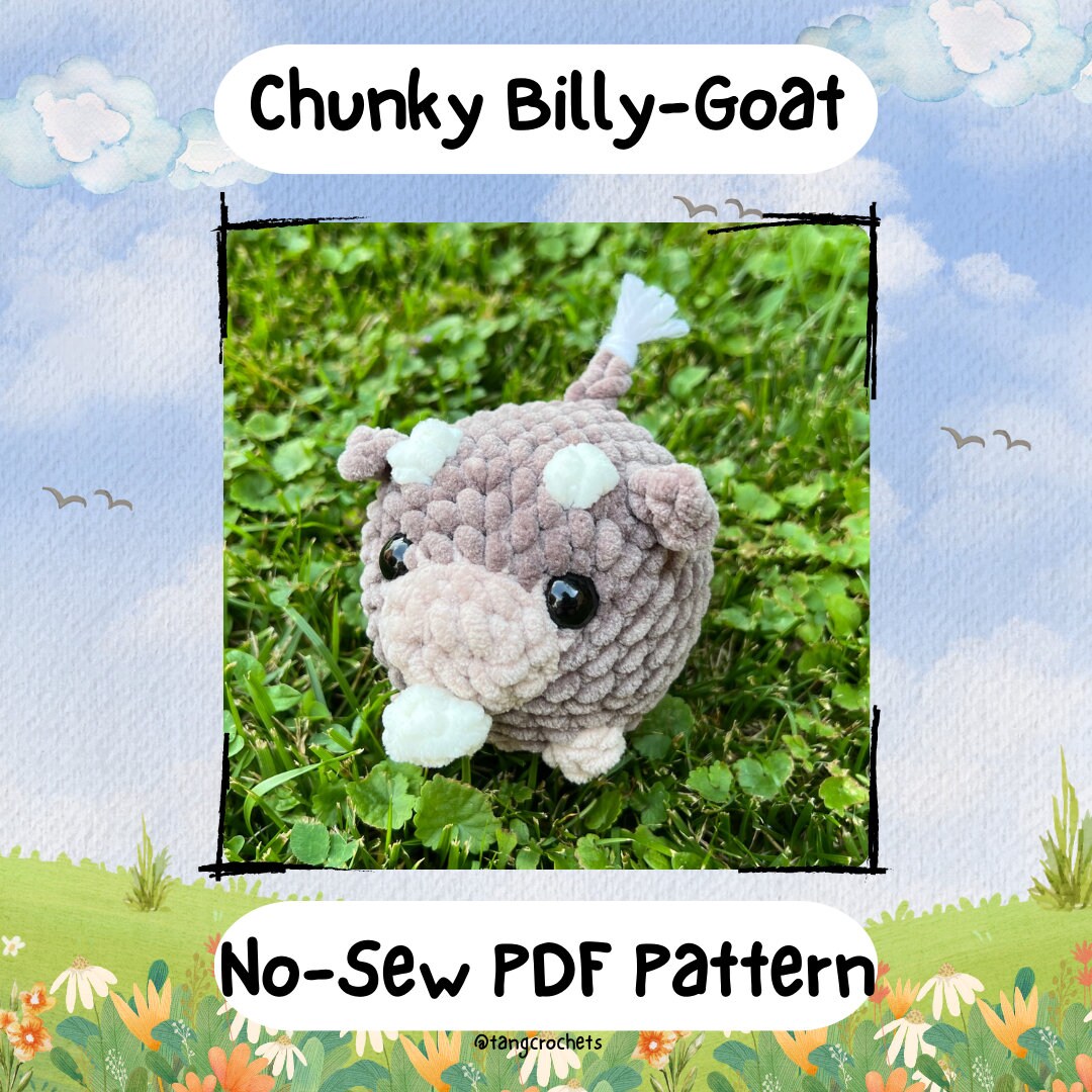 Chunky Billy-goat - PDF CROCHET PATTERN - Etsy