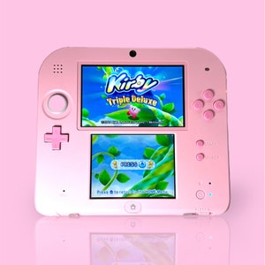 Nintendo 2DS pink Fully Loaded Retro Handheld Game Console - Etsy