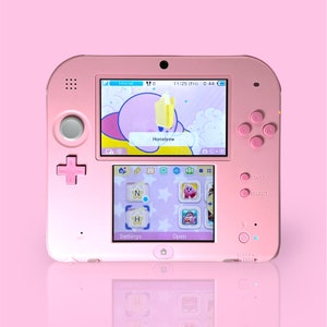 Nintendo 2DS pink Fully Loaded Retro Handheld Game Console - Etsy