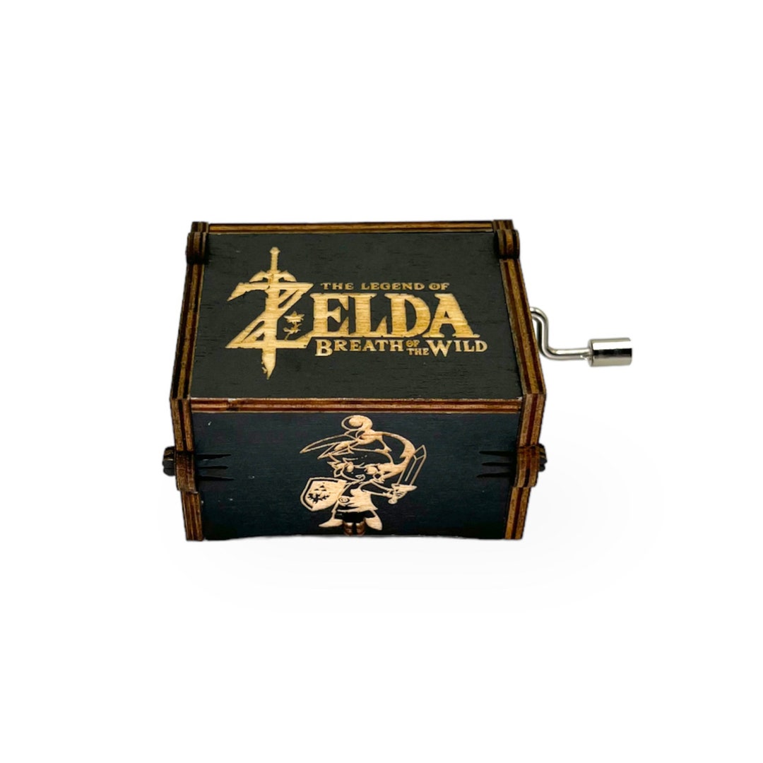 Legend of Zelda Engraved Wooden Music Box black Song of Storms Perfect Birthday Gift for Zelda ...