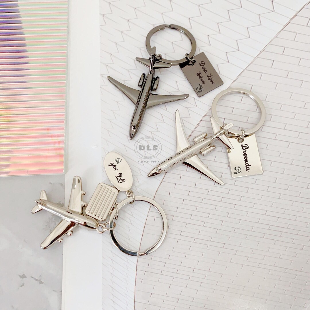 Personalized Airplane Keychain,aviation Business Gifts,gifts for ...