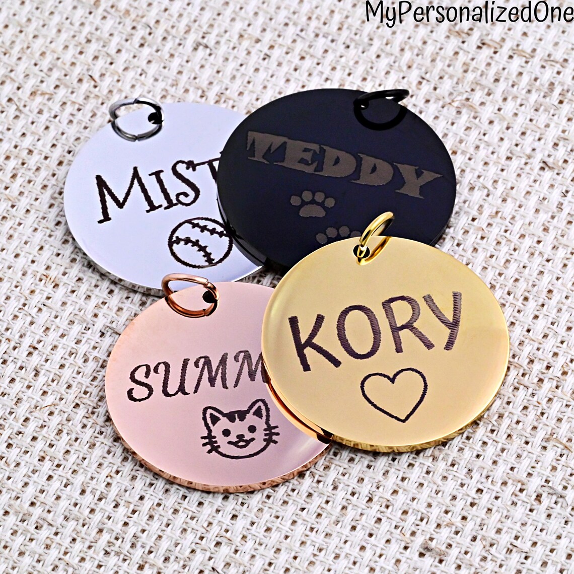 Personalized Dog Tag, Personalized Cat Tag, Custom Dog Collar Tag, ID ...